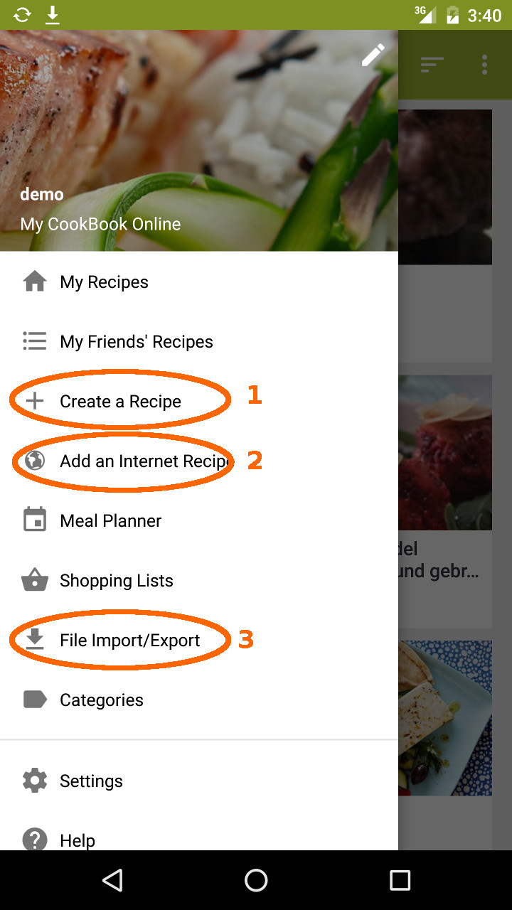 Import your favorite recipes - Cookmate
