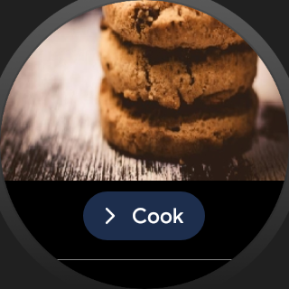 Open your recipes on your Android Wear watch v2 - Cookmate